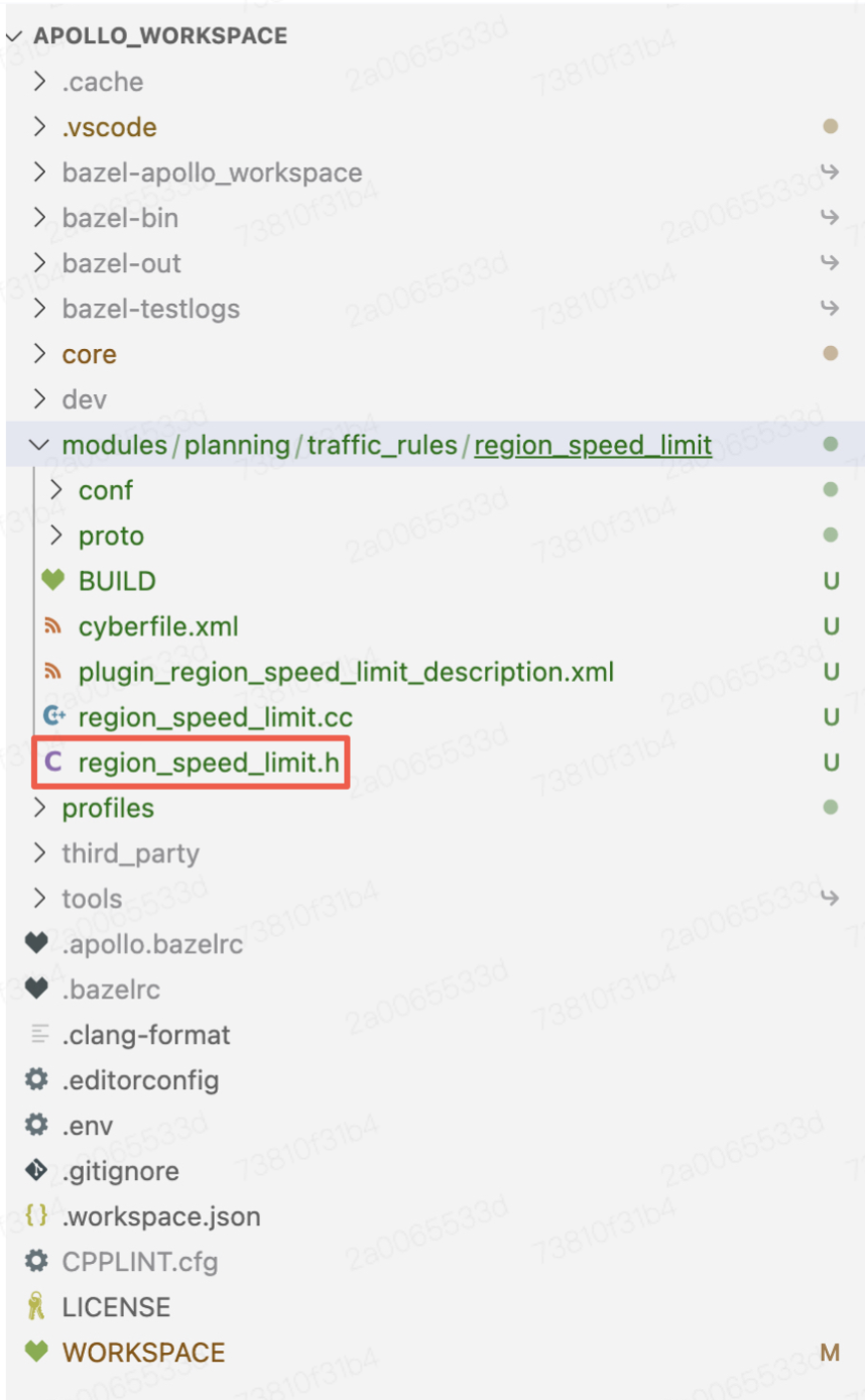 Apollo: 限速区域仿真调试 - 新增traffic rule插件