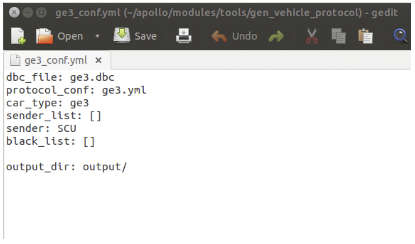 Apollo: 利用Apollo工具生成CANBUS适配代码