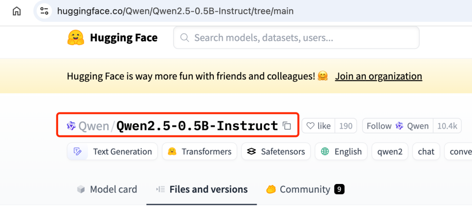 将HuggingFace模型下载到BOS - ModelBuilder
